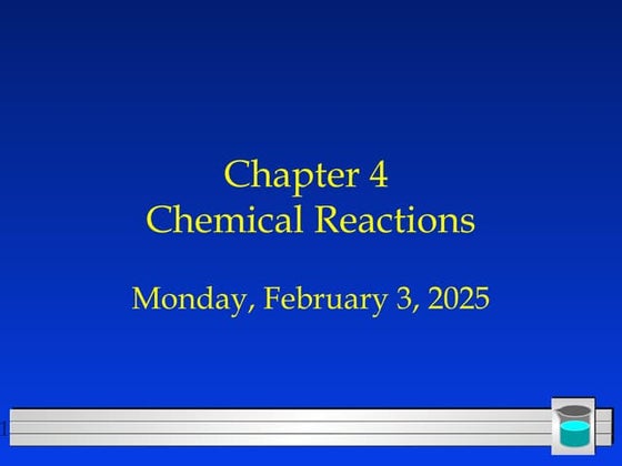 Ppt chemical reactions | PPTX | Chemistry | Science