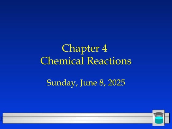 Ppt chemical reactions | PPTX | Chemistry | Science