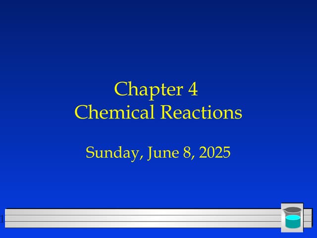 Ppt chemical reactions | PPTX
