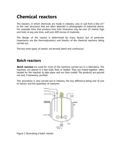Tubular reactor | PPTX