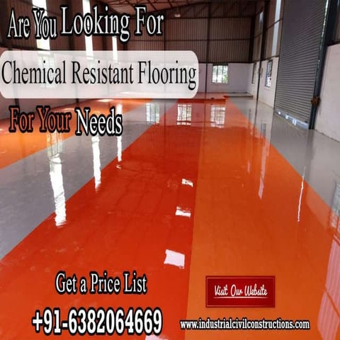 Chemical Resistant Flooring Manufacturers Chennai, Coimbatore.pptx