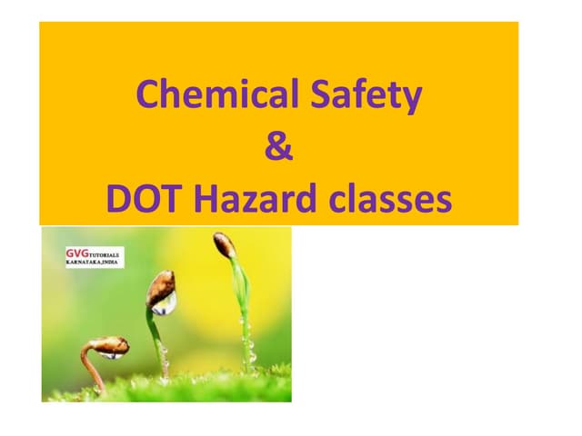 Safe Chemical handling | PPT
