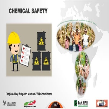 Chemical safety presentation for chemicals | PPTX
