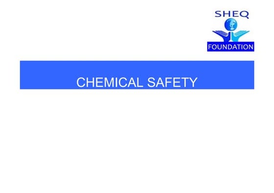 Chemical Hazards Training Presentation | PPTX