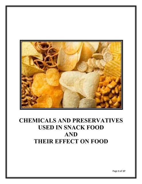 Food Additive | PPTX | Chemistry | Science