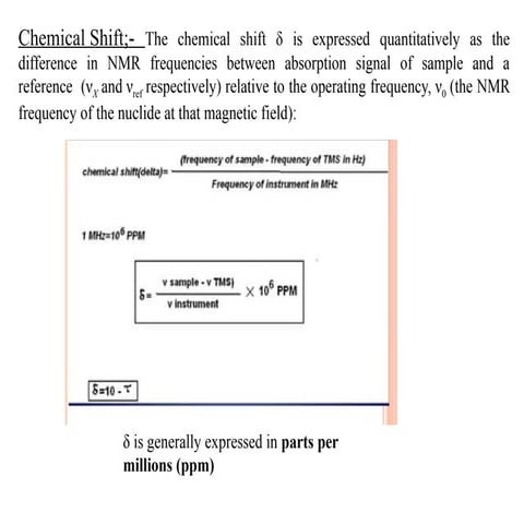 NMR- Diamagnetic Anisotropy and its effect on chemical shift | PPTX