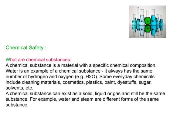 Chemical Hazards Training Presentation | PPTX