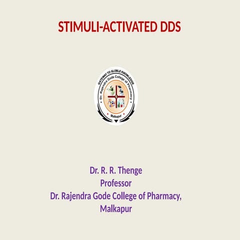 Chemical Stimuli activated Drug Delivery System.pptx