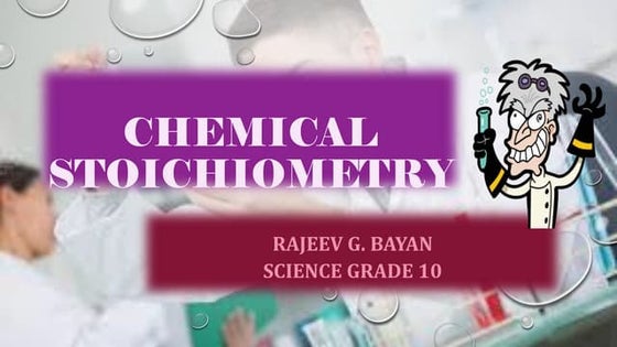 Stoichiometry | PPT
