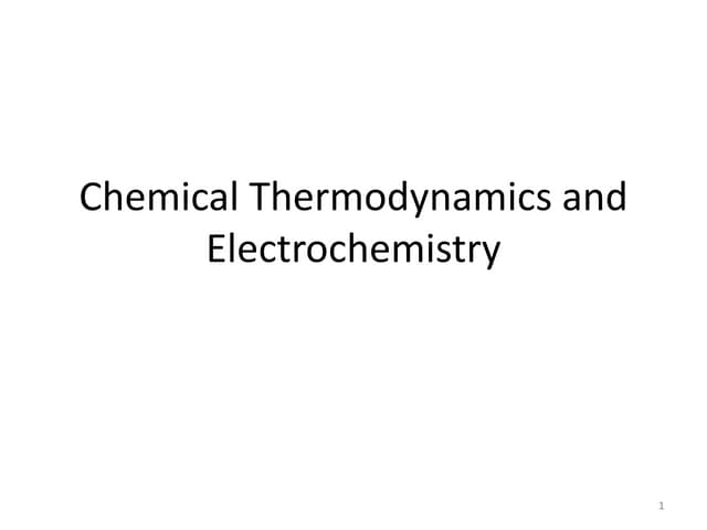 Thermodynamics | PPT