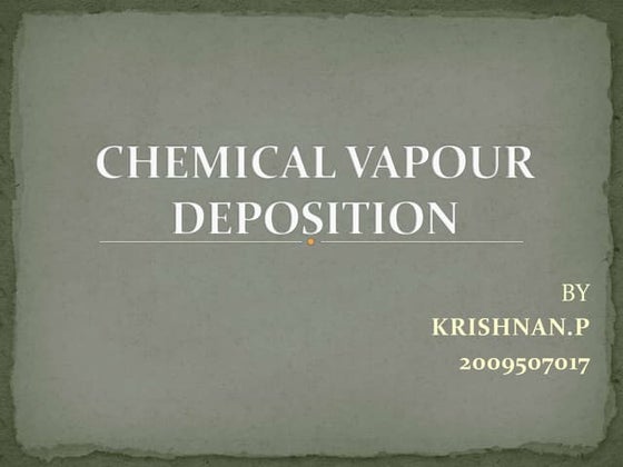 Arc discharge method | PPTX | Chemistry | Science