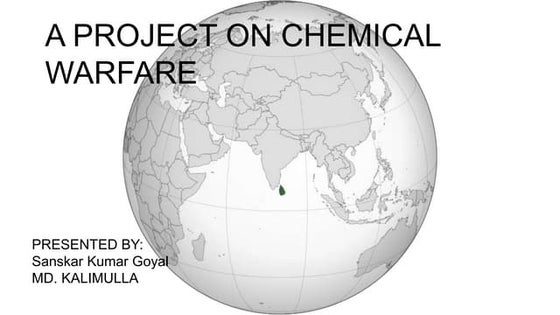 CHEMICAL WEAPONS AND ITS TYPES | PPT
