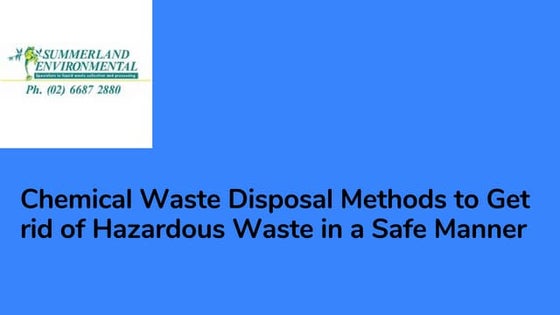 Solidification & Stabilization: A Method of Industrial Waste Disposal | PPT