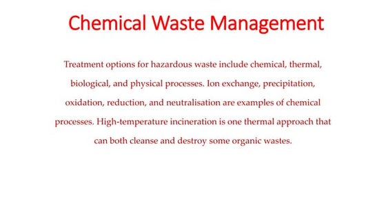 HAZARDOUS WASTE MANAGEMENT---PPT | PPTX