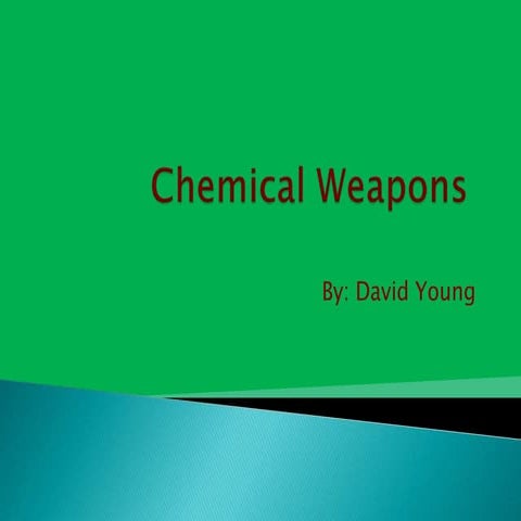 Chemical Weapons | PPT