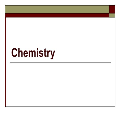 Chemistry | PPT