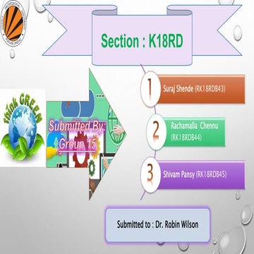 Case Study On New Technology Used as Solution for Current Environmental ...