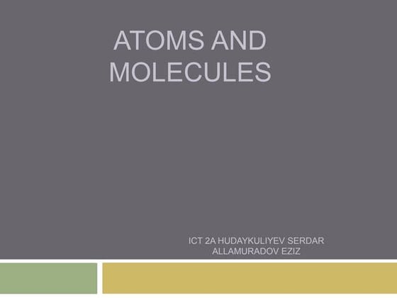Atoms | PPT
