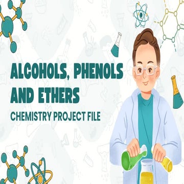 Class 12th chemistry project By abhimanyu bisla on the topic of alcohol ...