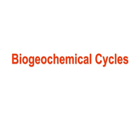 Chemistry of-the-atmosphere-4-biogeochemical-cycles | PPT