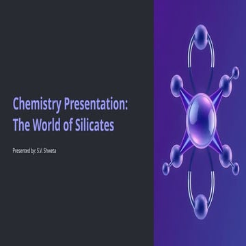Silicate structure and its classification | PPTX