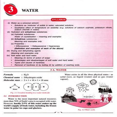 Water The Universal Solvent Worksheet Class 6 Chemistry Worksheet On