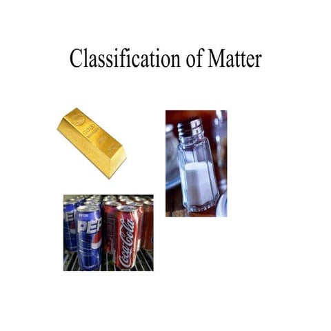 GENERAL CHEMISTRY 1 LESSON 2 WEEK 1 MATTER | PPTX