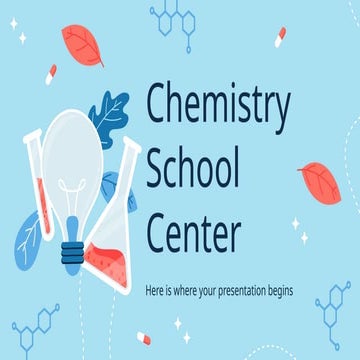 Chemistry Basic Presentation Template Ppt Pptx