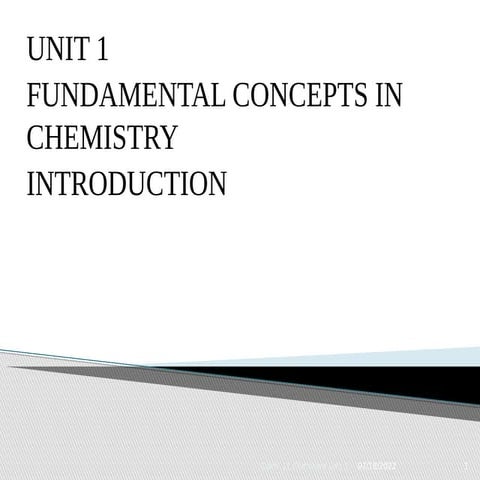 Chemistry11Unit1.pptx.pdf | Chemistry | Science