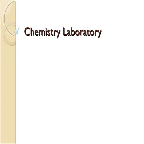Chemistry2009 Laboratory | PPT