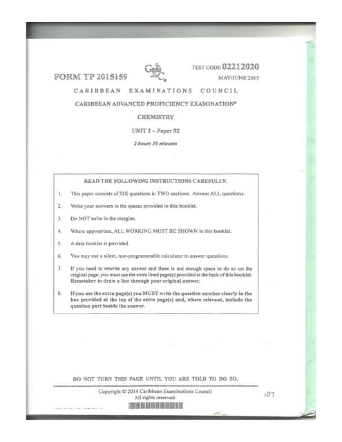 Information Technology CSEC~January 2019 P1 (1). Past Paper | PPT