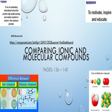 Properties of Compounds - Ionic, Covalent and Metallic | PPS