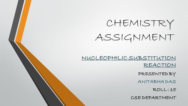 Chemistry Assignment Pdf