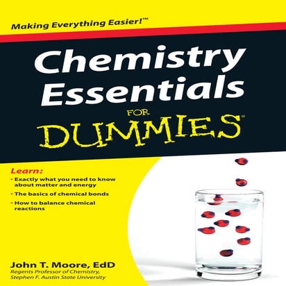 Chemistry essentials for dummies | PDF