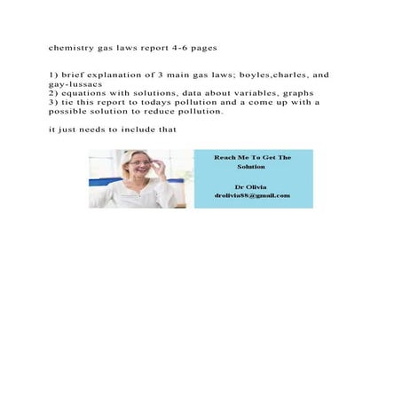 chemistry gas laws report 4-6 pages 1) brief explanation of 3 .docx