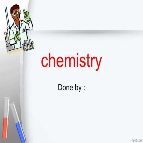 Chemistry grade 10 | PPTX