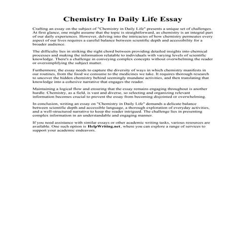 Chemistry In Daily Life Essay.pdf