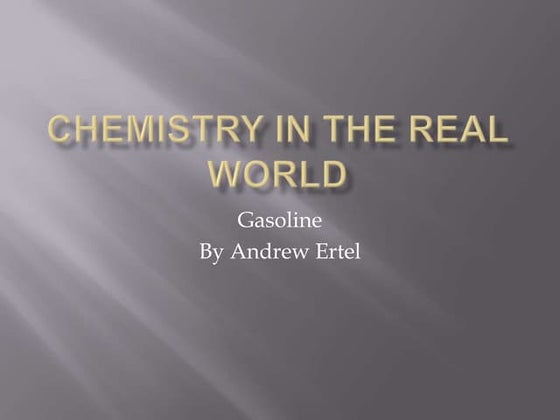Alkanes In Your Life | PPT | Chemistry | Science