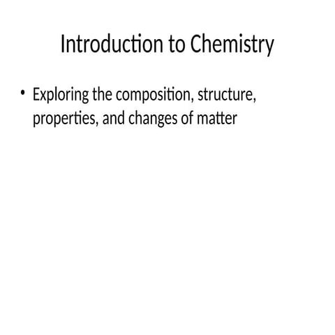 chemistry introduction and basics on the basis | PPTX