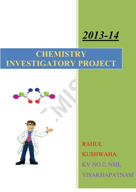 Science investigatory project | PPTX