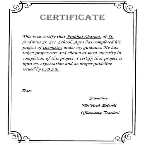 Chemistry investigatory file on amount of casein in milk | PDF