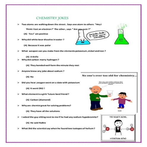 Chemistry jokes | PDF