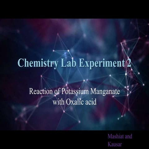Chemistry lab experiment 2 | PPTX