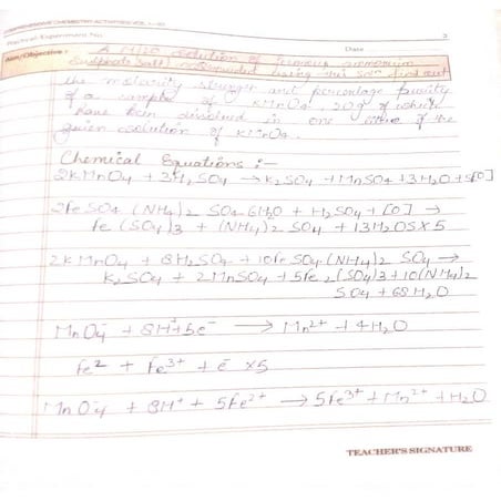 Chemistry lab manual class 12 | PDF