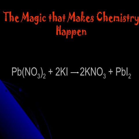 Chemistry magic 2012 | PPT