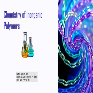 Chemistry of inorganic chemistry and science magnet class | PPT