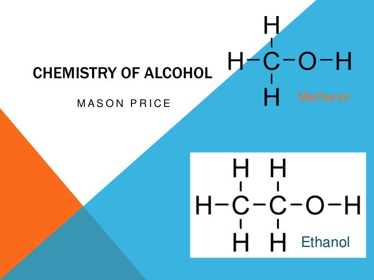 Chemistry of alcohol