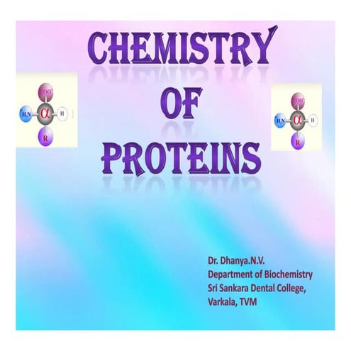 chemistry of proteins | classification | | PDF