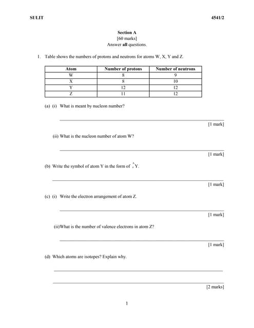 Topical test chapter 3 Chemistry Form 4 | DOCX