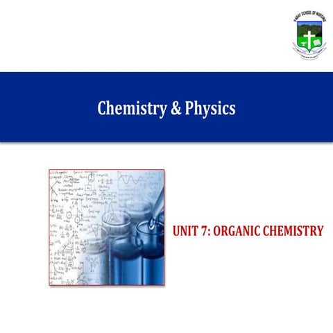 ChemPhys UNIT 7: Organic Chemistry | PPTX